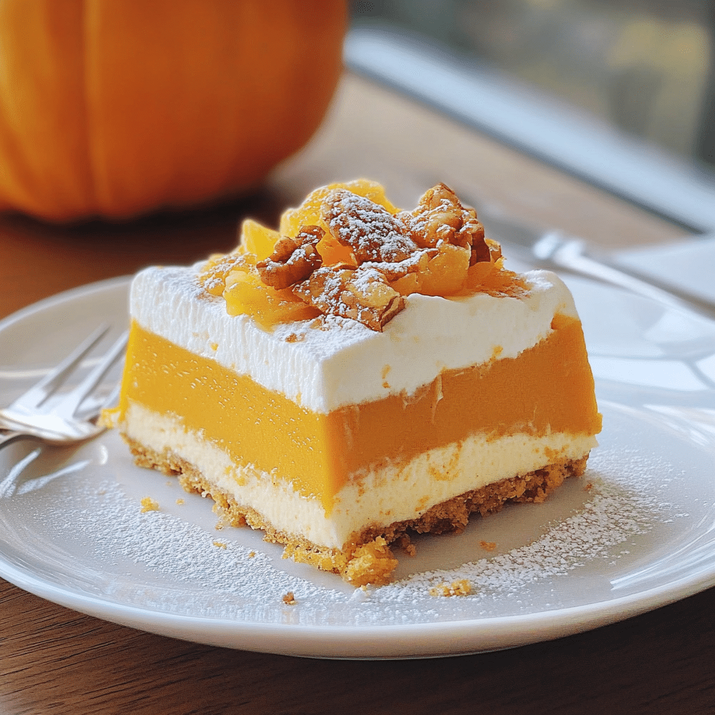 Pumpkin Delight Dessert